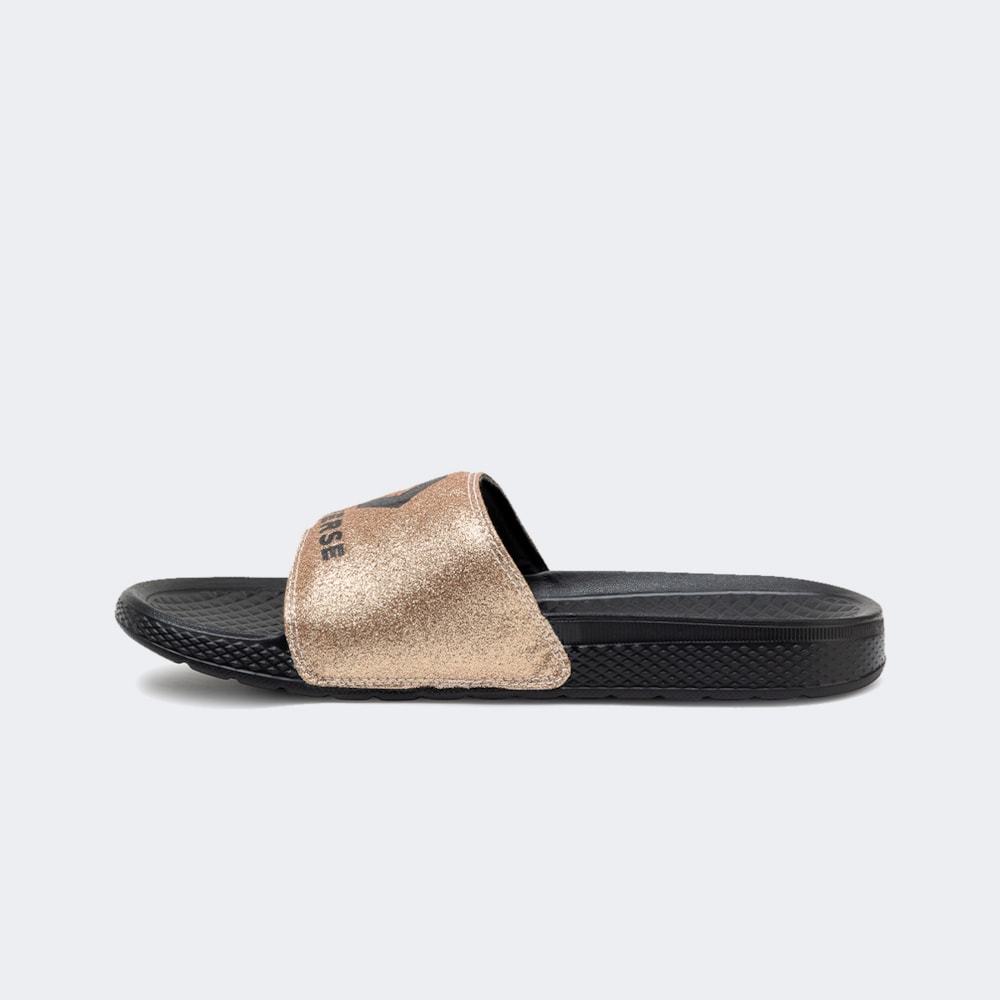 CHINELO CONVERSE ALL STAR SLIDE SLIP SPARKLE PARTY OURO PRETO ...